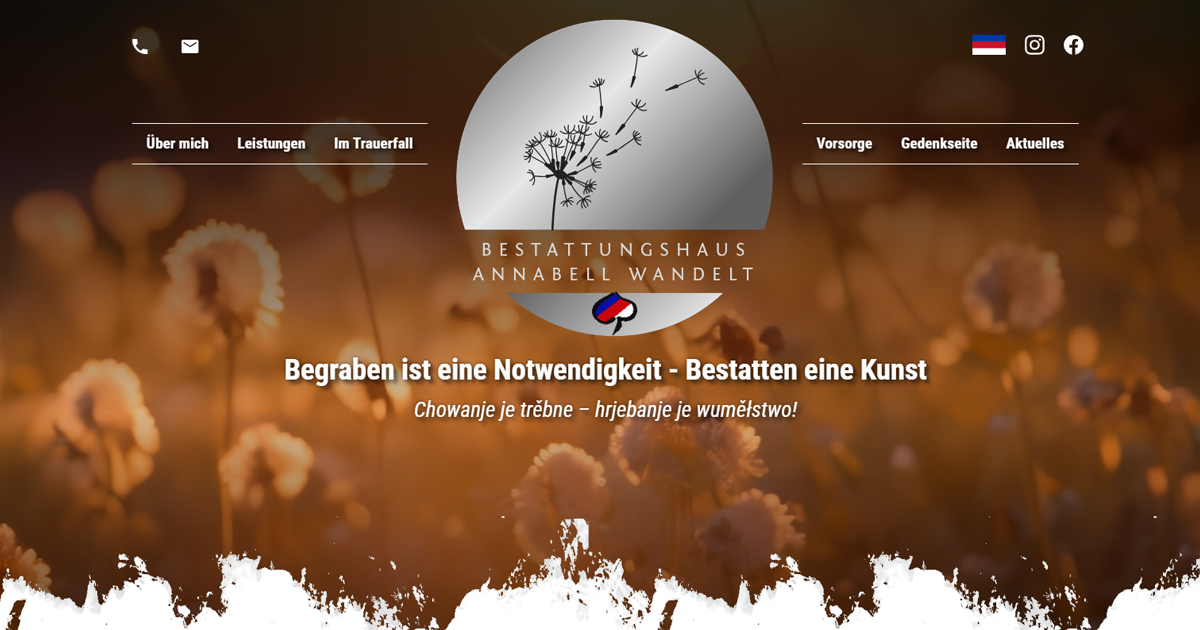 Frank Kloß - bestattungshaus-wandelt.de | Deutsch